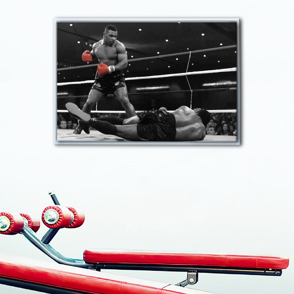 Mike Tyson Knockout Canvas Art Canvas Art Bay