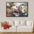 Banksy Colored Rain Canvas Wall Art | Large Graffiti Wall Art
